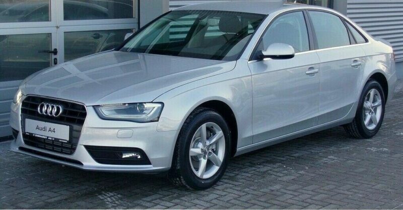 KOTFLÜGEL VORNE LINKS LACKIERT IN LY7G QUARZGRAU MET. NEU für Audi A4 ...