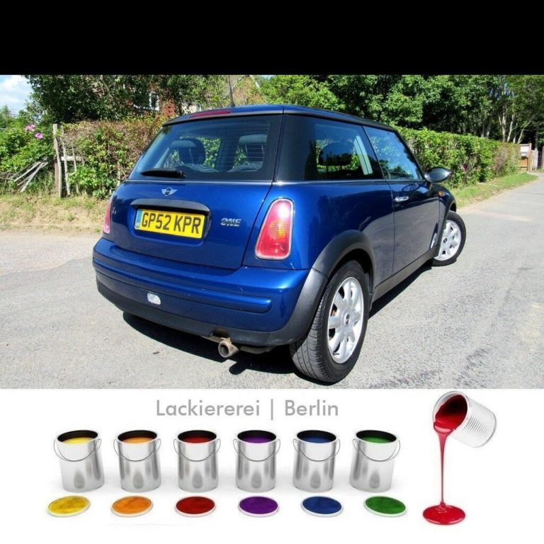 STOßSTANGE HINTEN LACKIERT IN WUNSCHFARBE NEU für MINI COOPER / ONE ...