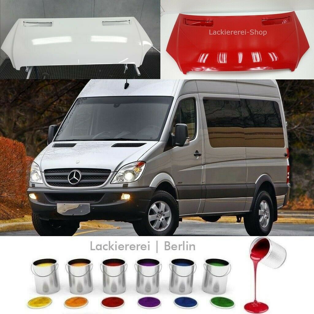 Mercedes-Benz Sprinter W906 2006-2013 MOTORHAUBE LACKIERT IN ...